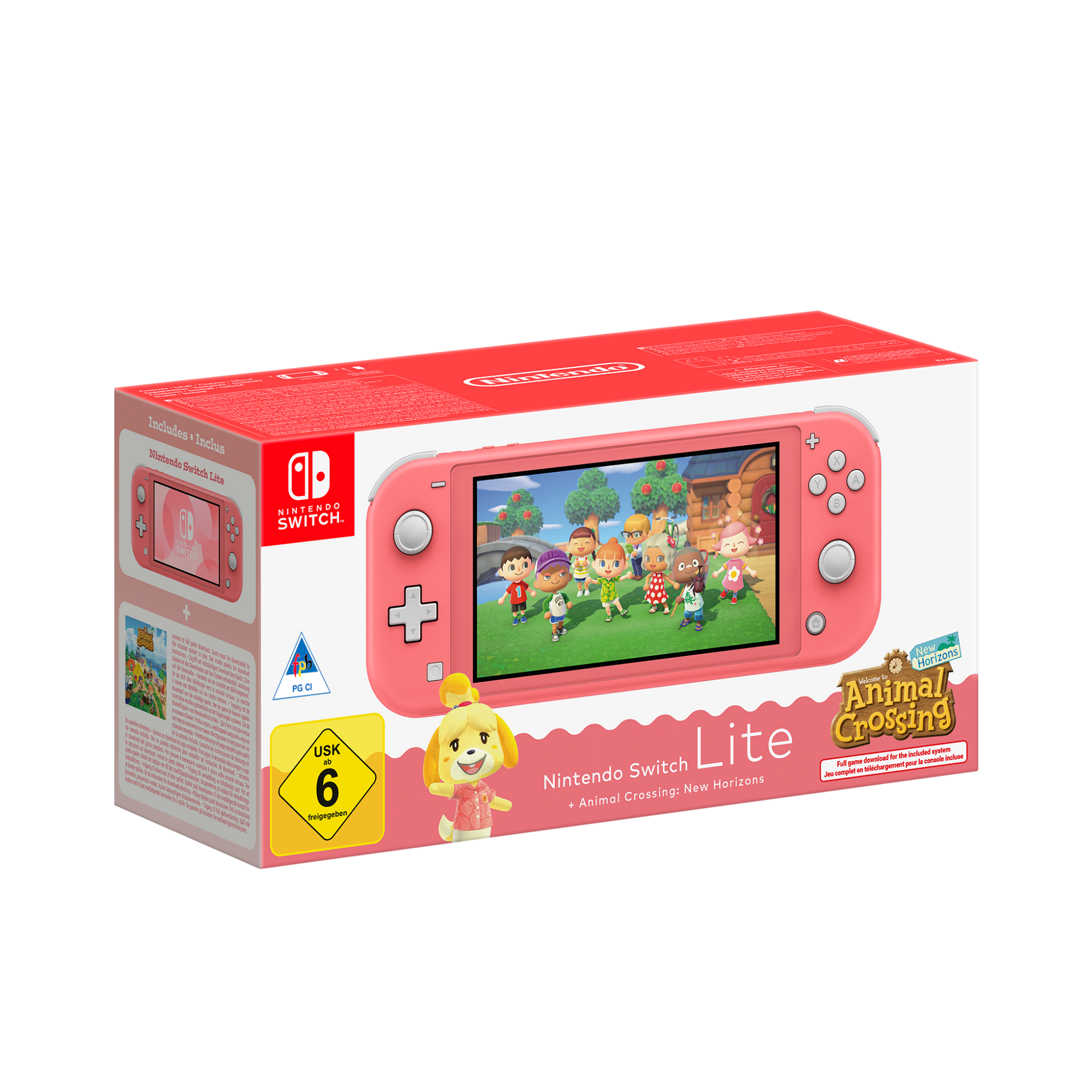 Nintendo Switch Lite (Coral) + Animal Crossing: New Horizons bundle — Nintendo Online Store ...