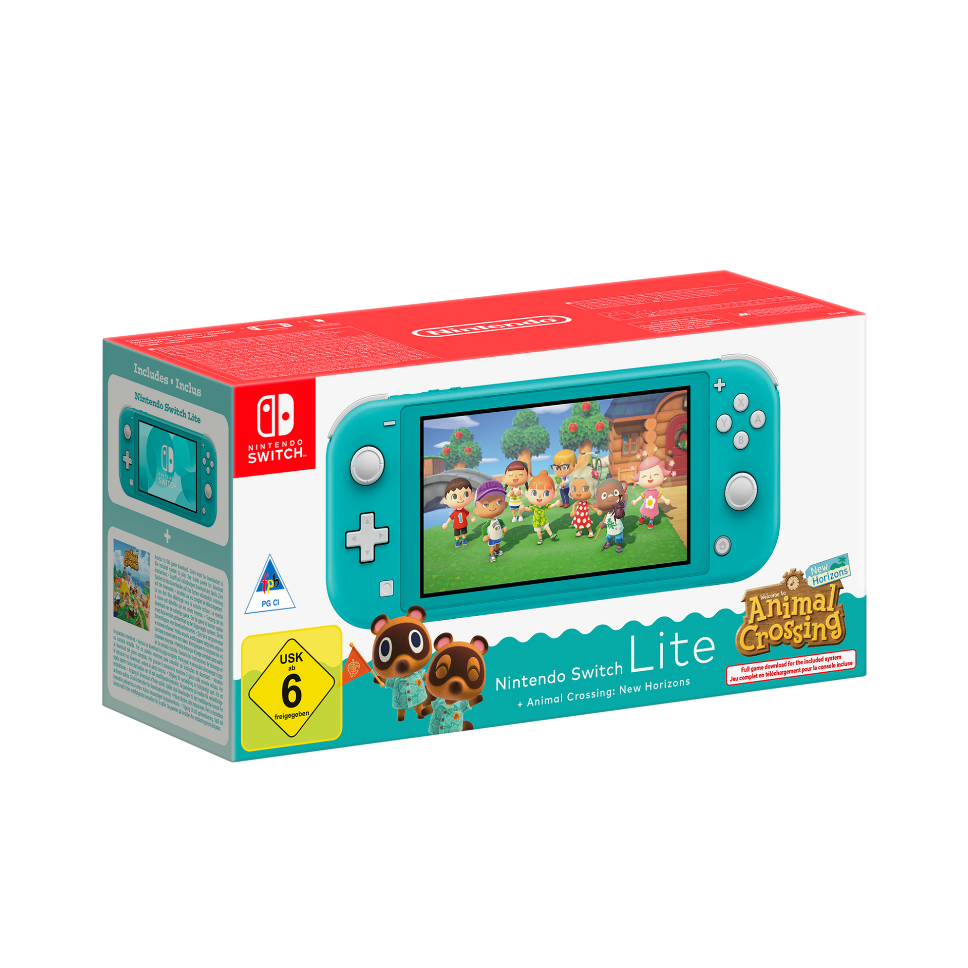 Nintendo Switch Lite (Turquoise) + Animal Crossing: New Horizons bundl — Nintendo Online Store ...