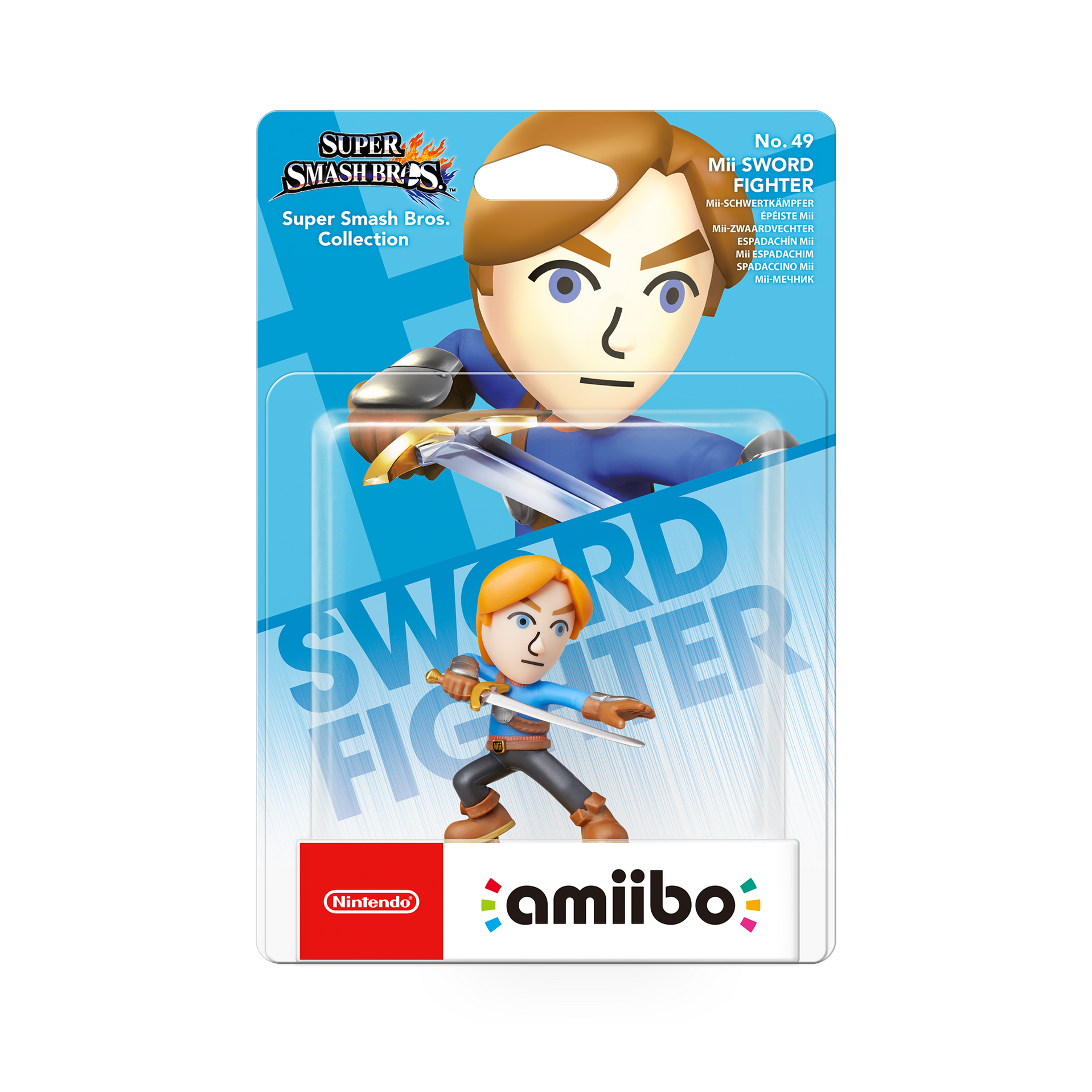 Mii Swordfighter No.49 amiibo (Super Smash Bros. Collection) — Nintendo ...