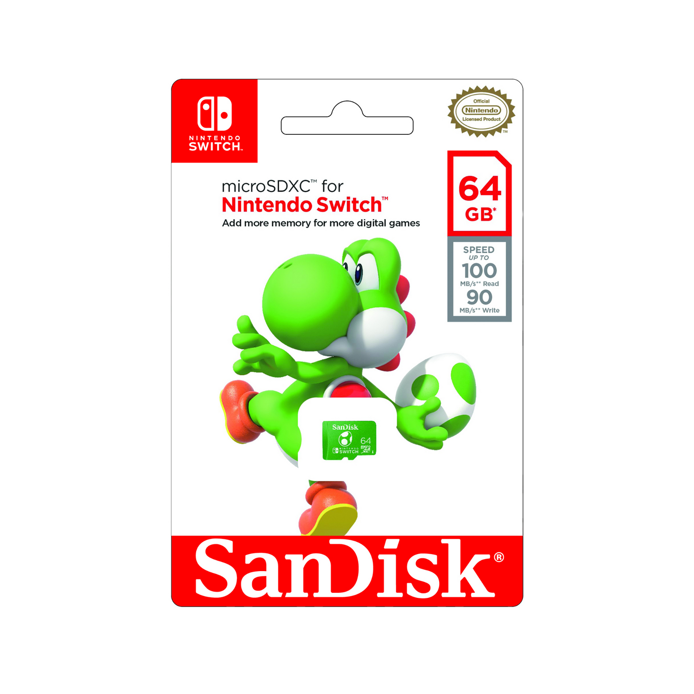 SanDisk microSDXCTM UHS-I card for Nintendo SwitchTM - 64GB — Nintendo ...