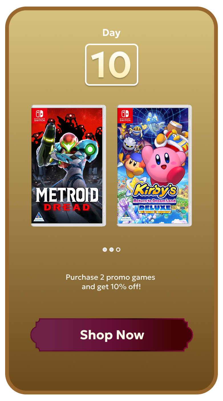 Purchase 2 promo games and get 10% off! — Nintendo Online Store South ...