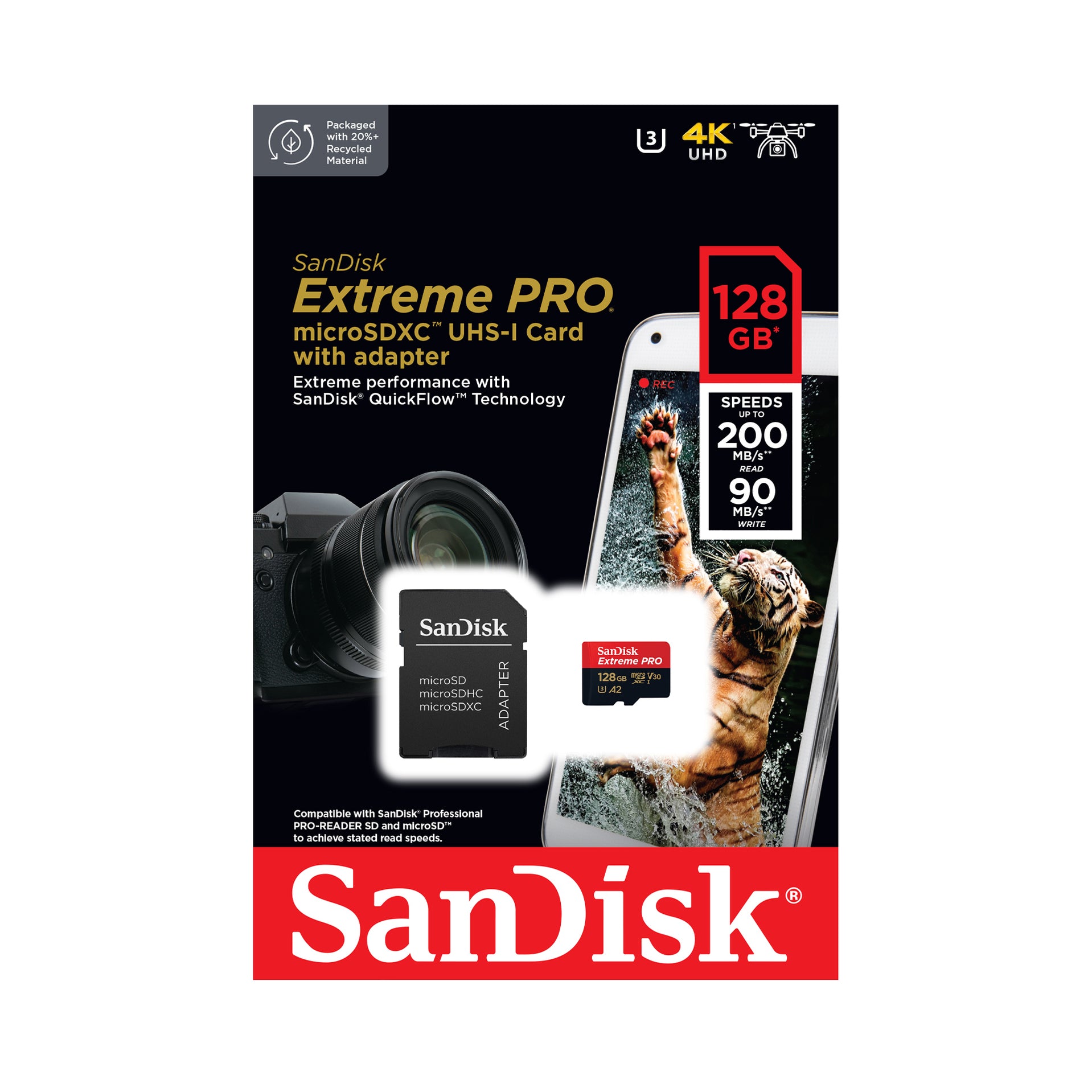 SanDisk Extreme Pro microSD UHS I Card 128GB 200MB — Nintendo Online ...